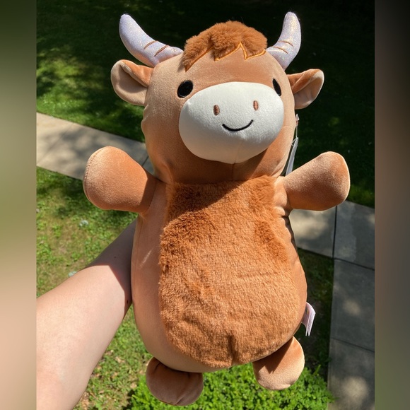 Squishmallows | Toys | Squishmallows Wilfred The Highland Cow Hugmees ...